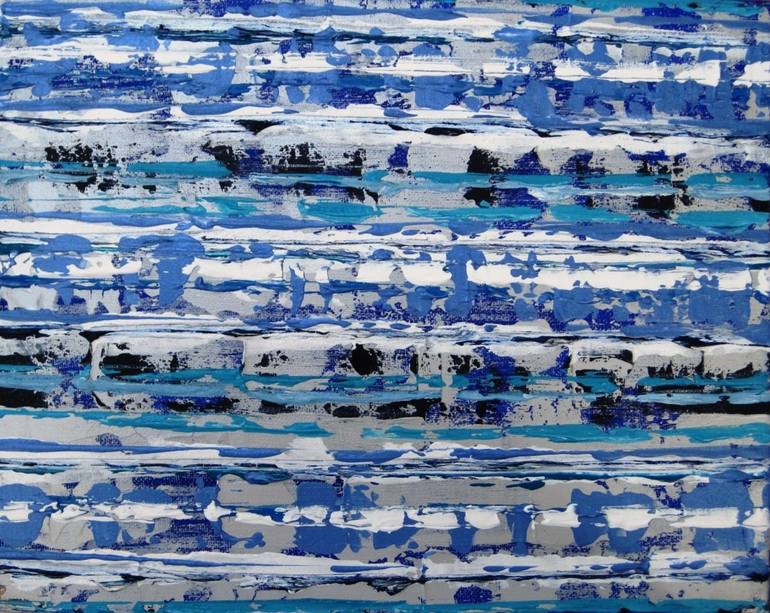 The Drowning; Fistral Beach Painting by Emma Pyper | Saatchi Art