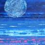 Blue Moon Rising Painting by Emma Pyper | Saatchi Art