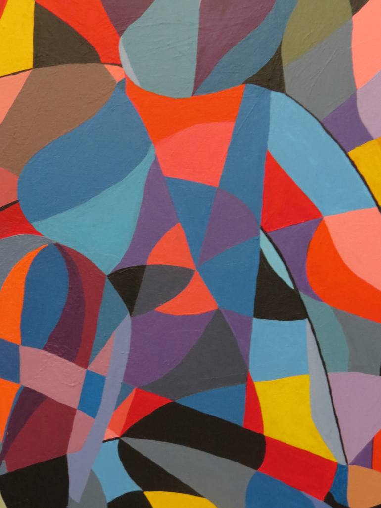 FACES BEHIND THE COLORS.......................... Painting by William ...