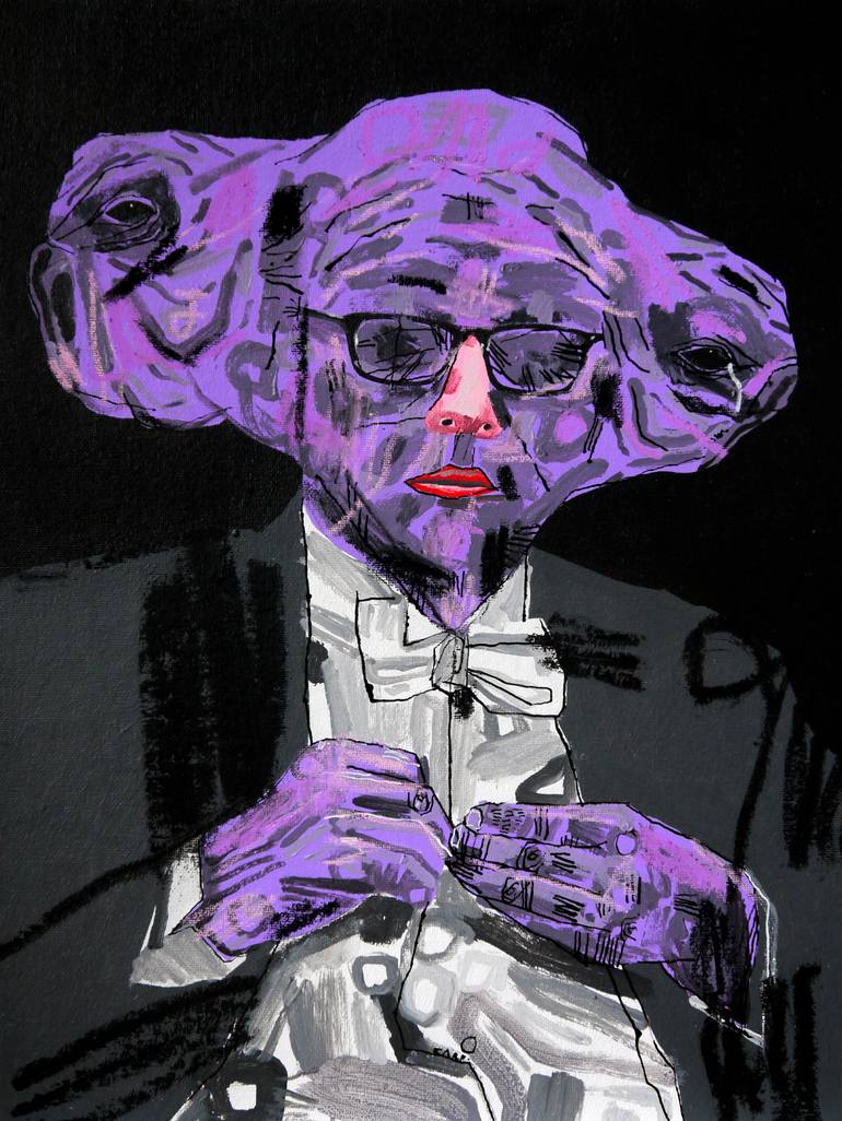 Pathological lying, accusation and swindling. Painting by Carp Matthew ...