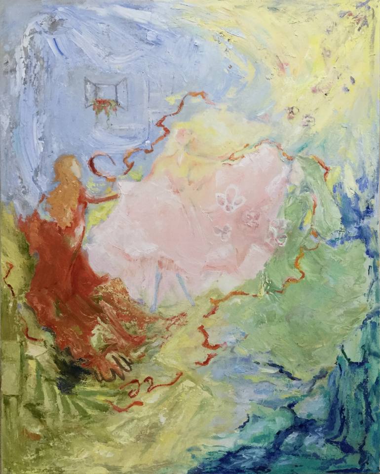 Faith, Hope and Love Painting by Dorota Zukowska | Saatchi Art