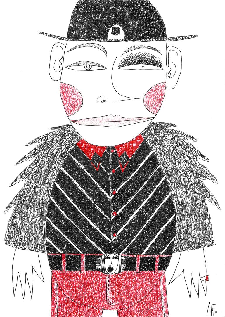 Azazello Drawing by Artyom Terskov | Saatchi Art