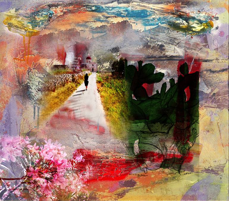 Path To The Chapel Painting by Nick Coley | Saatchi Art