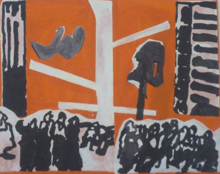 Unrested Bodies Painting by Jasmir Creed | Saatchi Art