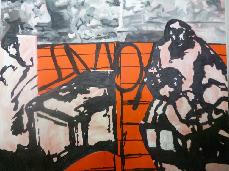 Hidden Graffiti Painting by Jasmir Creed | Saatchi Art