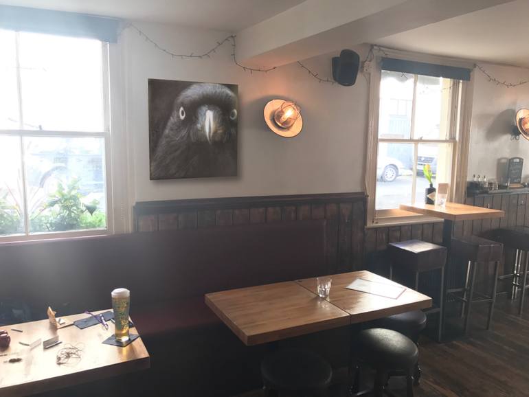 Crow Painting by Ant Fox | Saatchi Art