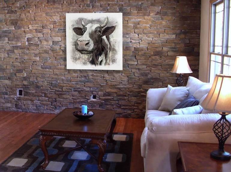 Friesian Painting by Ant Fox | Saatchi Art