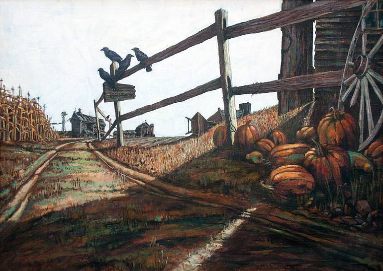 Feast or Famine Painting by Charles Pace | Saatchi Art