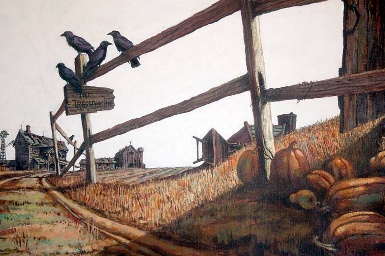 Feast or Famine Painting by Charles Pace | Saatchi Art