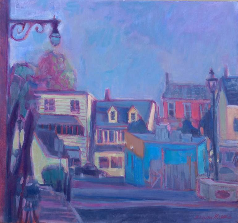 Alleyway Doylestown Painting by Bryan Brems | Saatchi Art