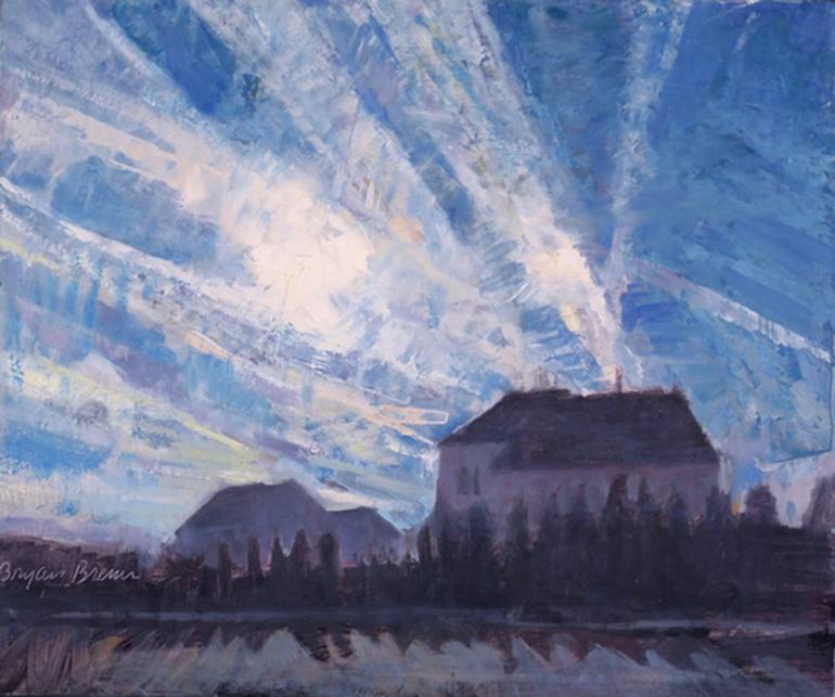 Late Afternoon Light Painting by Bryan Brems | Saatchi Art