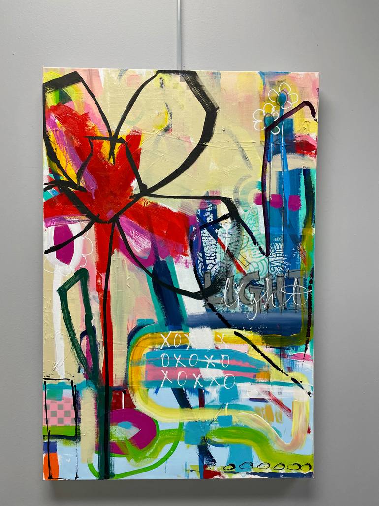 I Can Make My Own Flowers Painting by MG Stout | Saatchi Art