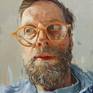 Portrait of Tom Croft Painting by Oliver Winconek | Saatchi Art