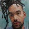 Portrait of Tim Fowler Painting by Oliver Winconek | Saatchi Art