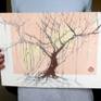 Withered tree Drawing by Federico Cortese | Saatchi Art