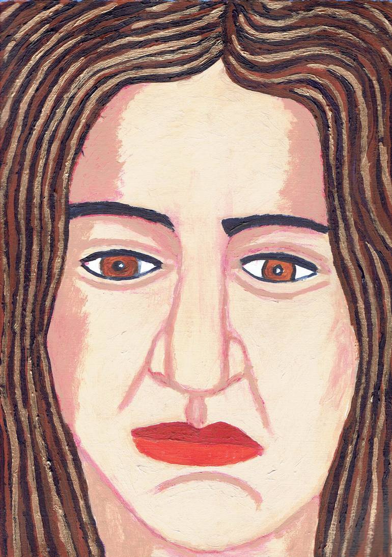 Portrait of Art Student Painting by Philip Absolon | Saatchi Art