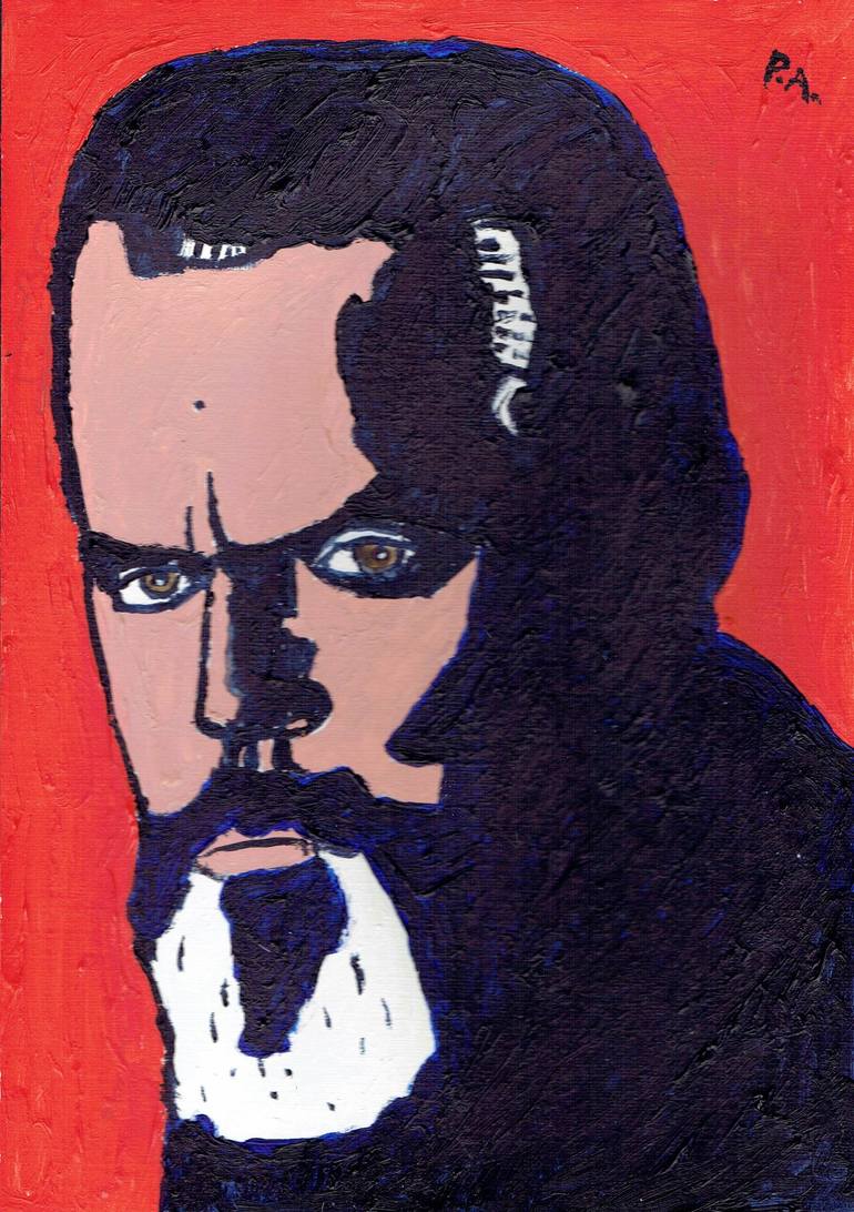 Orson Welles Painting by Philip Absolon | Saatchi Art