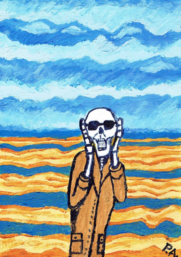 SCREAM IN WELLS Painting by Philip Absolon | Saatchi Art