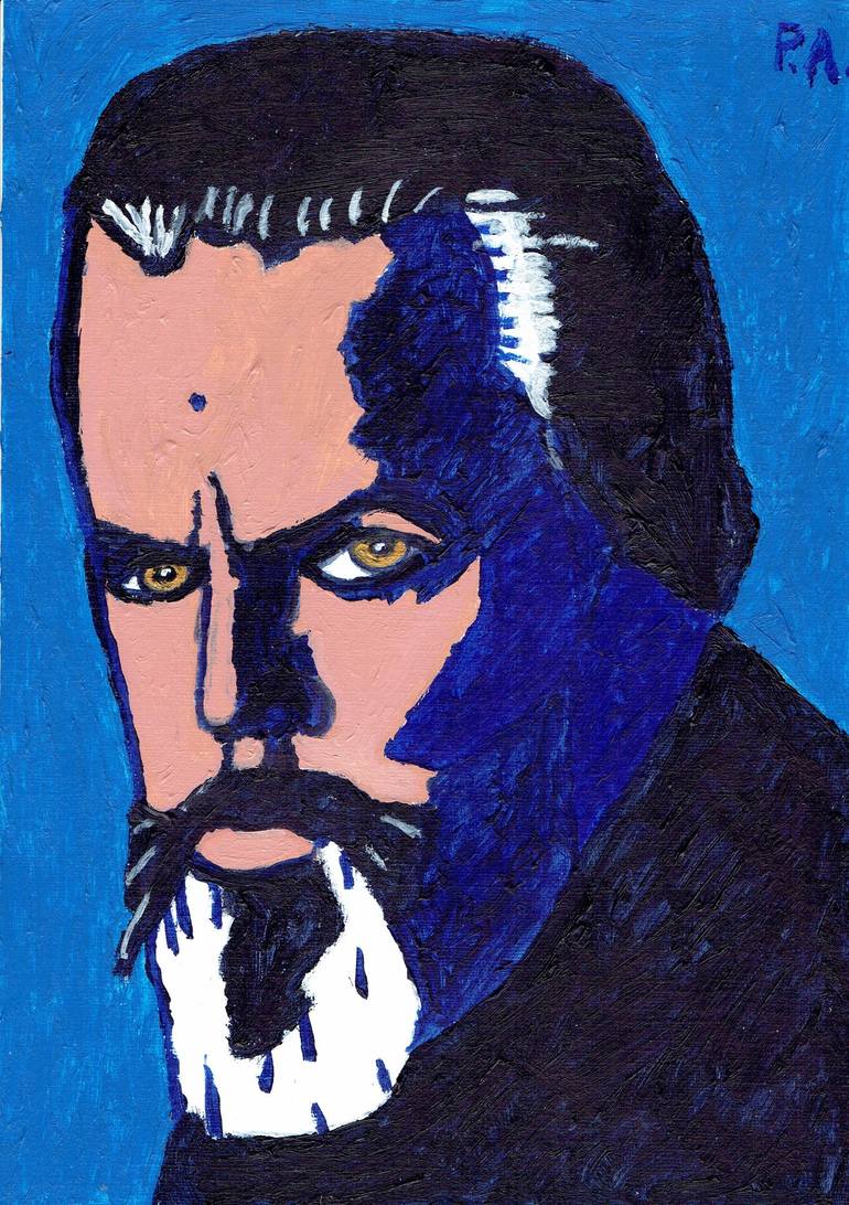 Orson Welles Painting by Philip Absolon | Saatchi Art United Kingdom