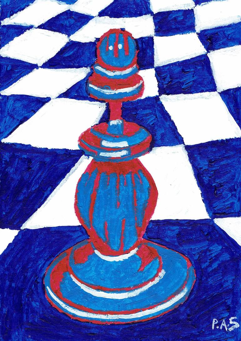 Check Mate Painting by Philip Absolon | Saatchi Art