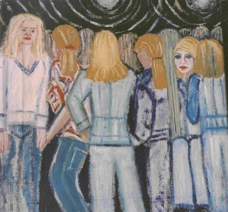 The Party Painting by Philip Absolon | Saatchi Art