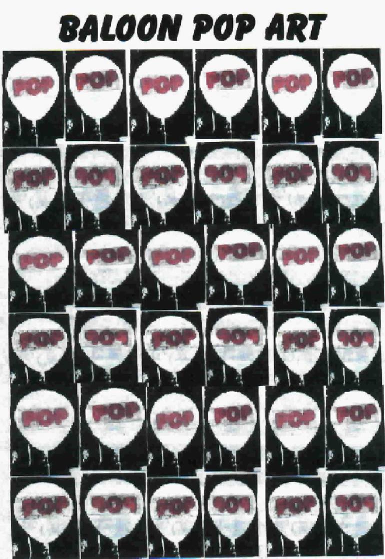 Baloon Pop Art Collage by Philip Absolon | Saatchi Art