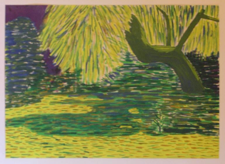 Willow Tree Painting by Philip Absolon | Saatchi Art