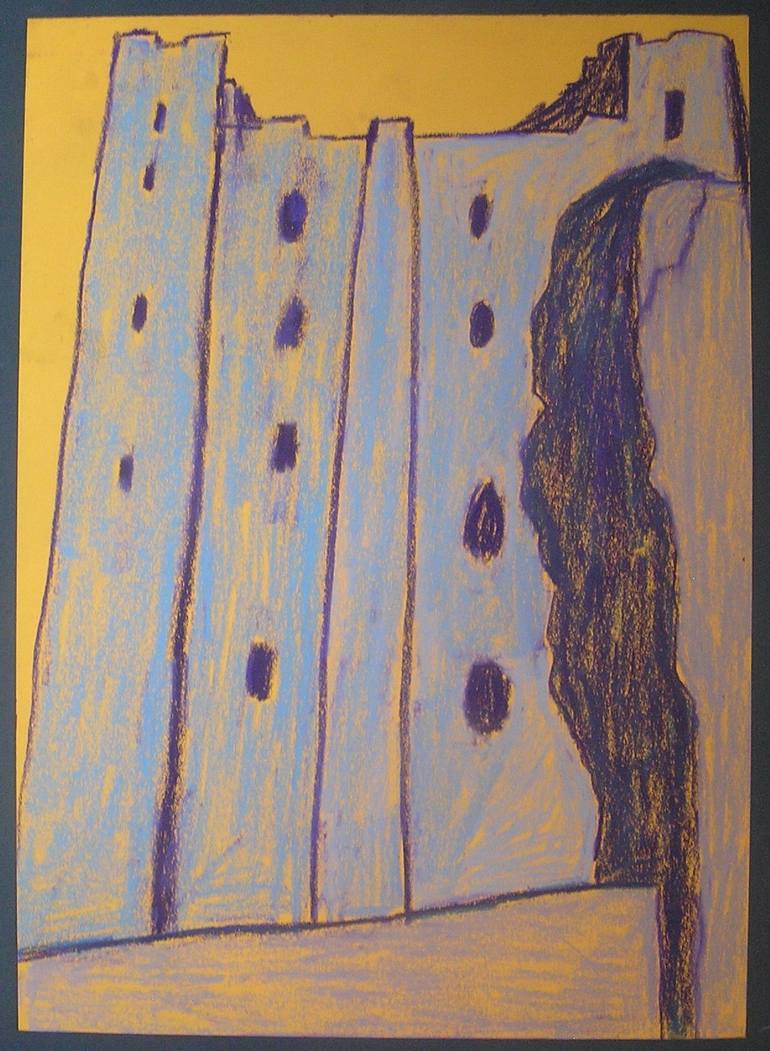 Rochester Castle Drawing by Philip Absolon | Saatchi Art