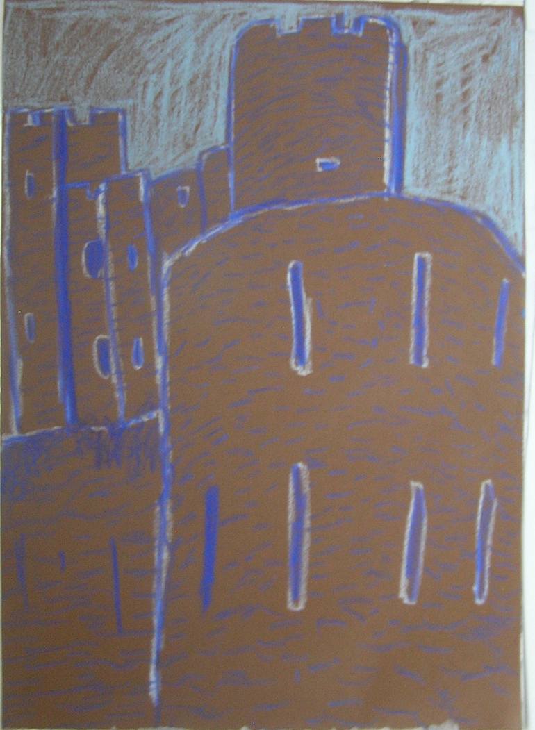 Rochester Castle Drawing by Philip Absolon | Saatchi Art