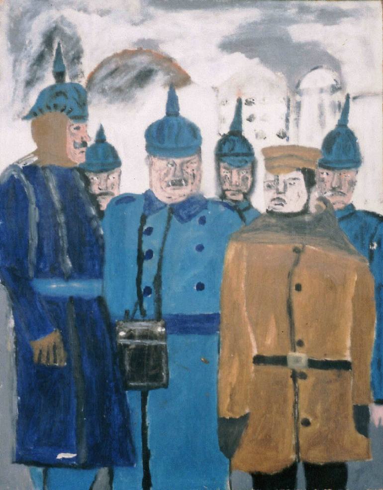 The Front Painting by Philip Absolon | Saatchi Art