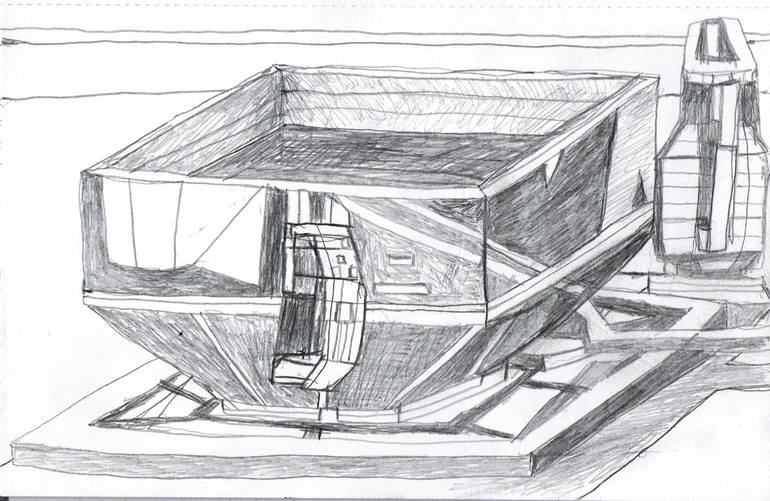 Coffee Tank Drawing by Philip Absolon | Saatchi Art