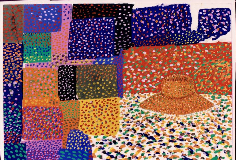 THE STRAW HAT Painting by Philip Absolon | Saatchi Art