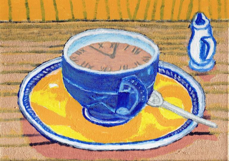 Coffee Time Painting by Philip Absolon | Saatchi Art