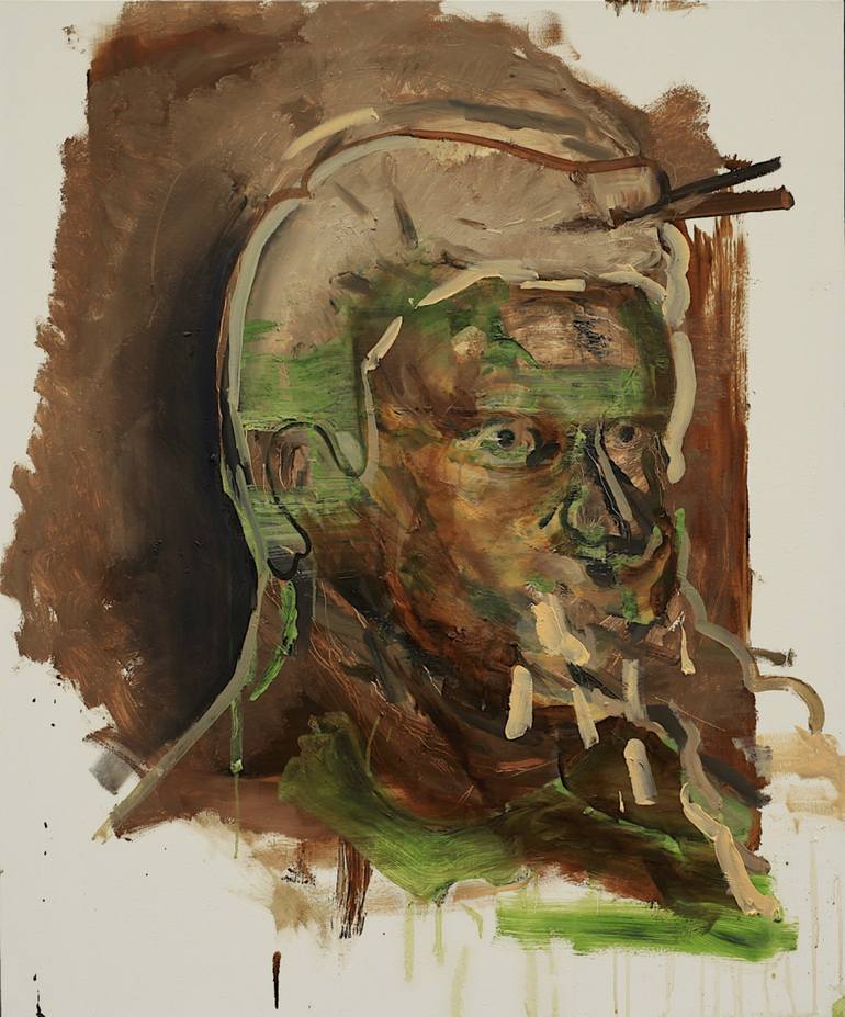 Earthling Painting by Olav Mathisen | Saatchi Art