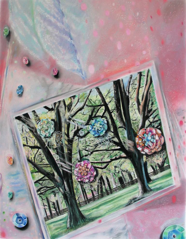 SOLDArrival of Glimmer Drawing by Nancy Staub Laughlin | Saatchi Art