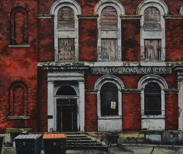 BRS Building, Lady Lane, Leeds Painting by John O'Connor | Saatchi Art