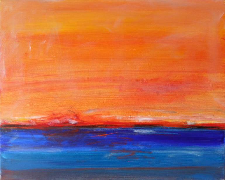 Abstract Sunset Print