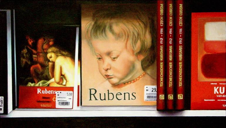 Rubens Books Painting by Gerard Boersma | Saatchi Art