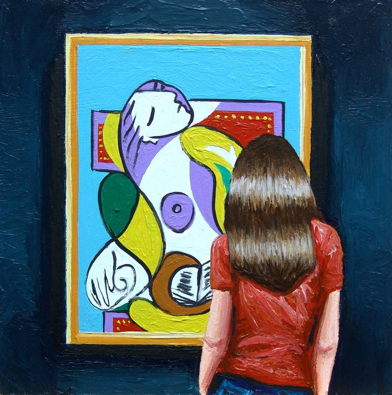 La Lecture Painting by Gerard Boersma | Saatchi Art