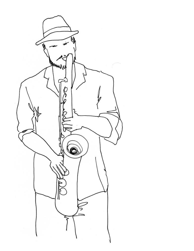 Ben Drawing by Liz Morrison | Saatchi Art