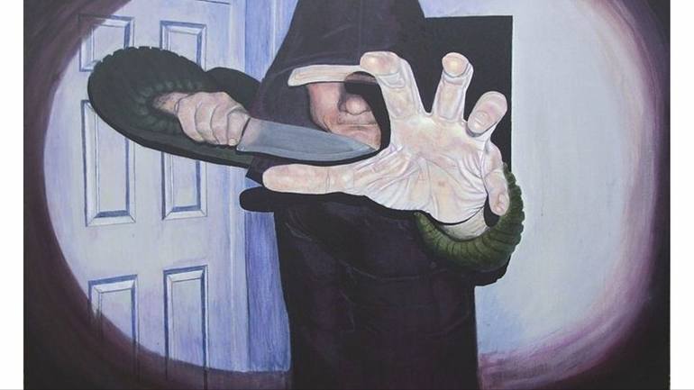 Intruder Painting by William Campbell | Saatchi Art