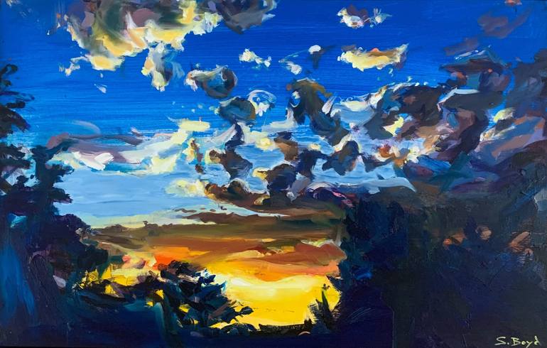 Astral Weeks Painting by Simon Boyd | Saatchi Art