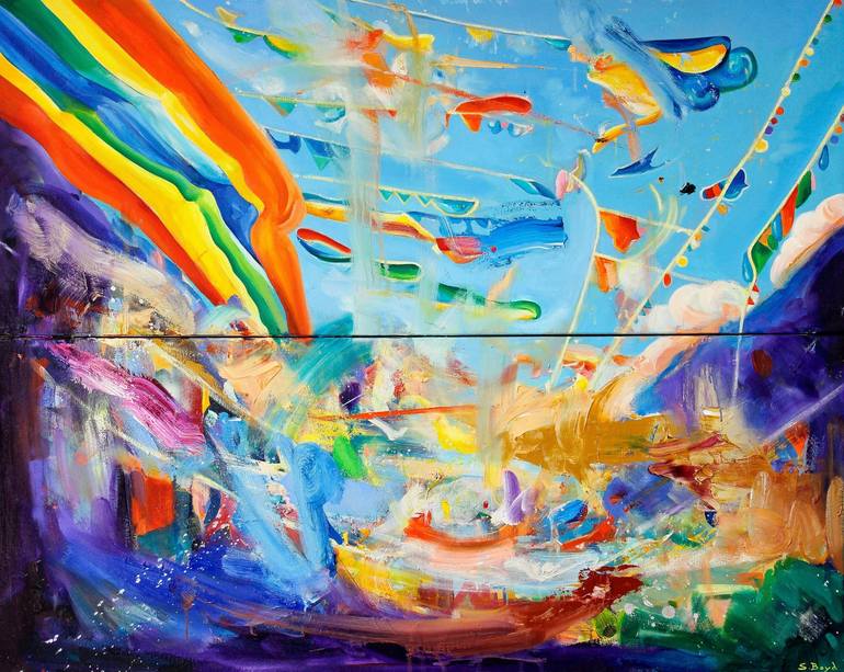 Wonderous Things Painting by Simon Boyd | Saatchi Art