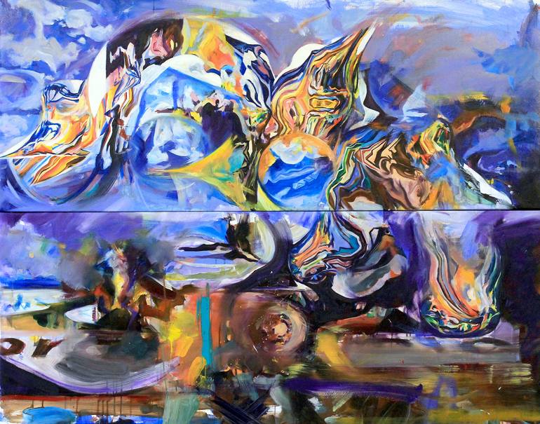 Silver Lining Painting by Simon Boyd | Saatchi Art