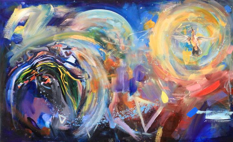 Between the Earth and the Sky Painting by Simon Boyd | Saatchi Art