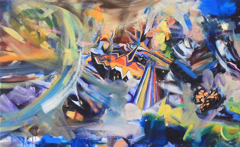 Between the Earth and the Sky Painting by Simon Boyd | Saatchi Art