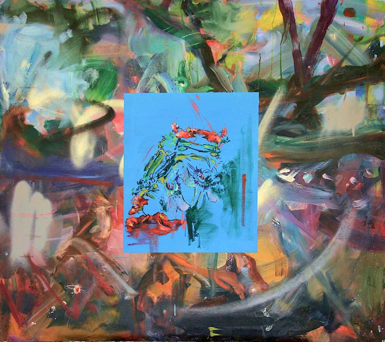 Passionflower Painting by Simon Boyd | Saatchi Art