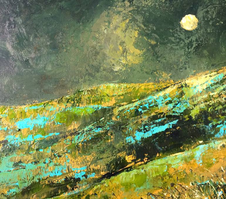 Desert Moon Painting by Colette Baumback | Saatchi Art