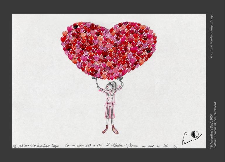 The St. Valentine's Day Drawing by Sedler Anastasia | Saatchi Art
