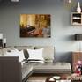 Interior with piano Painting by Slobodan Paunovic | Saatchi Art